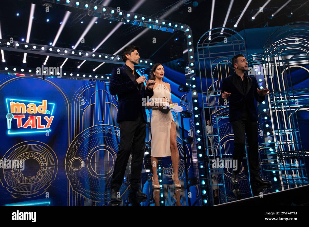 Elisabetta Gregoraci, Rosario Morra and Luigi Esposito (Gigi e Ross ...