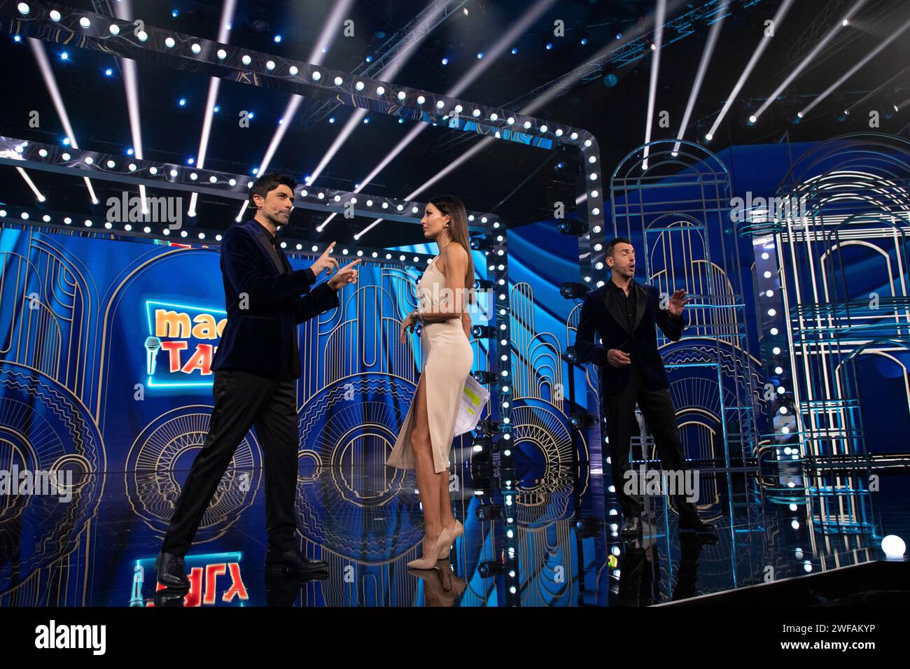 Elisabetta Gregoraci, Rosario Morra and Luigi Esposito (Gigi e Ross ...