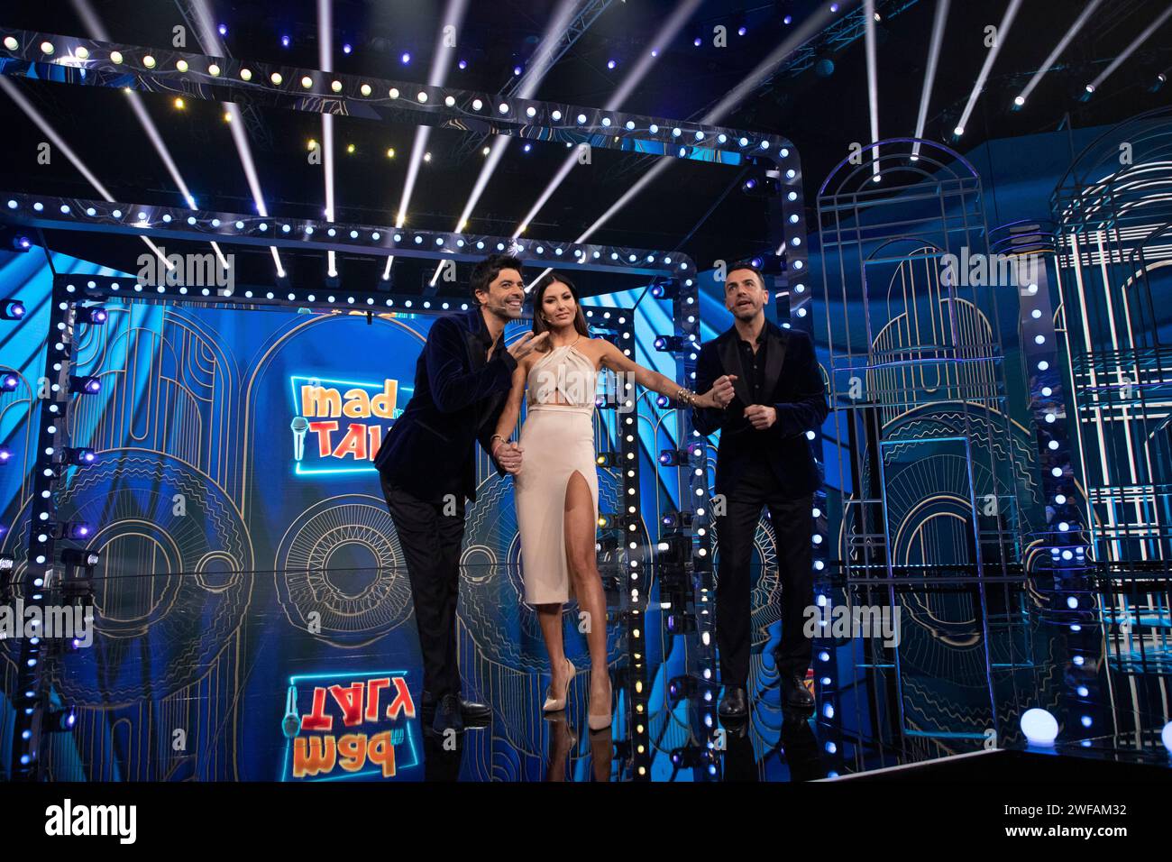 Elisabetta Gregoraci, Rosario Morra and Luigi Esposito (Gigi e Ross ...