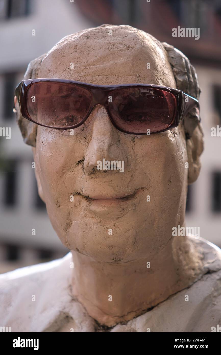 Everyday people figure, sculpture, Fulda, Hesse, Germany Stock Photo ...