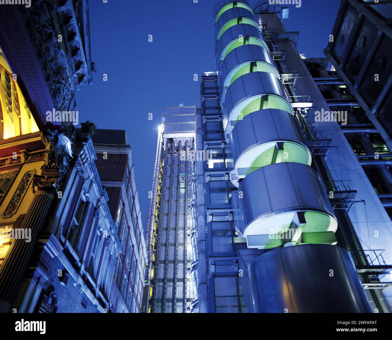 Post-modern headquarters building for the Lloyds insurance and re ...