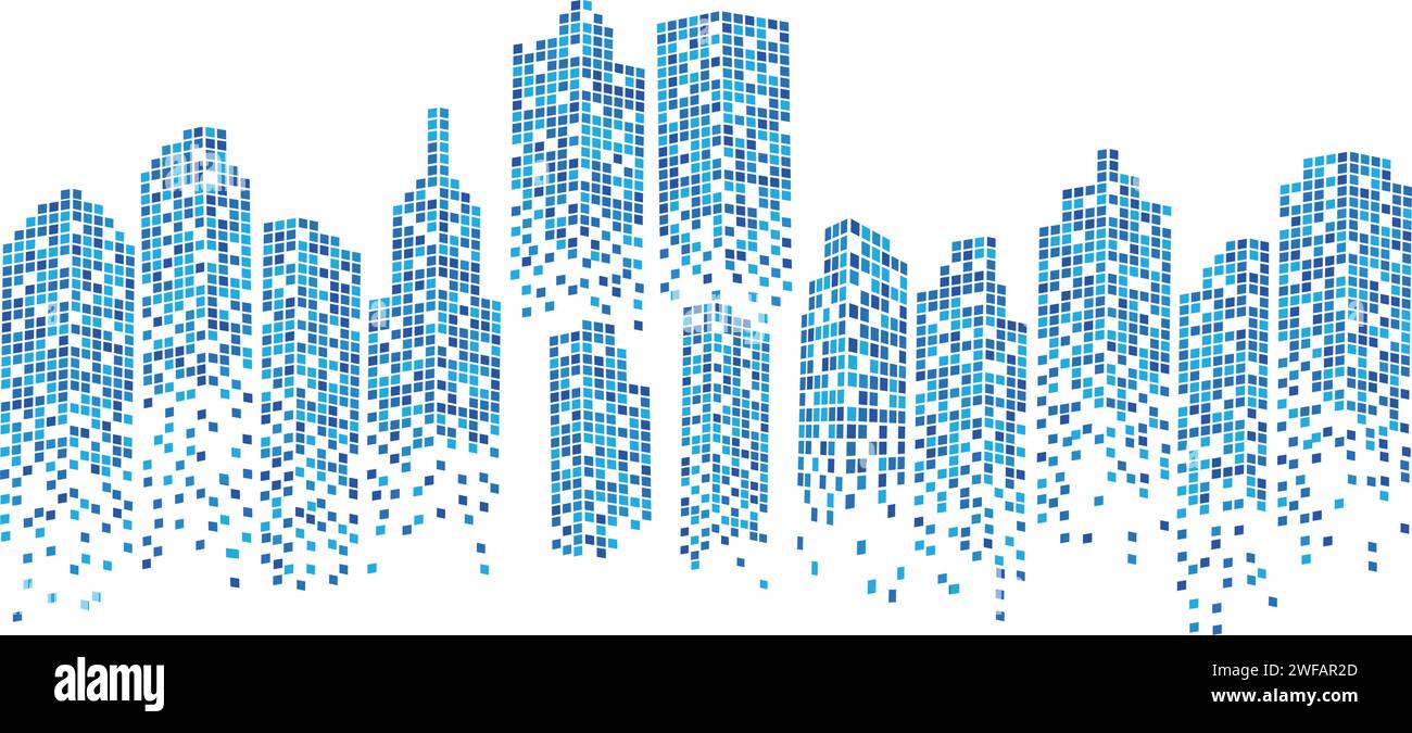 City skyline background vector illustration Stock Vector Image & Art ...