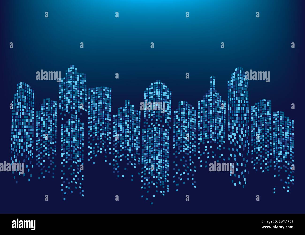 City skyline street Stock Vector Images - Alamy