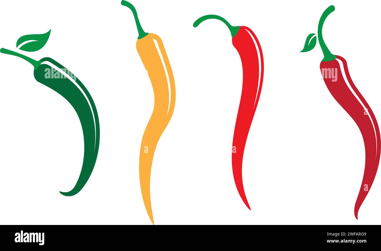 Hot and sweet chili Stock Vector Images - Alamy