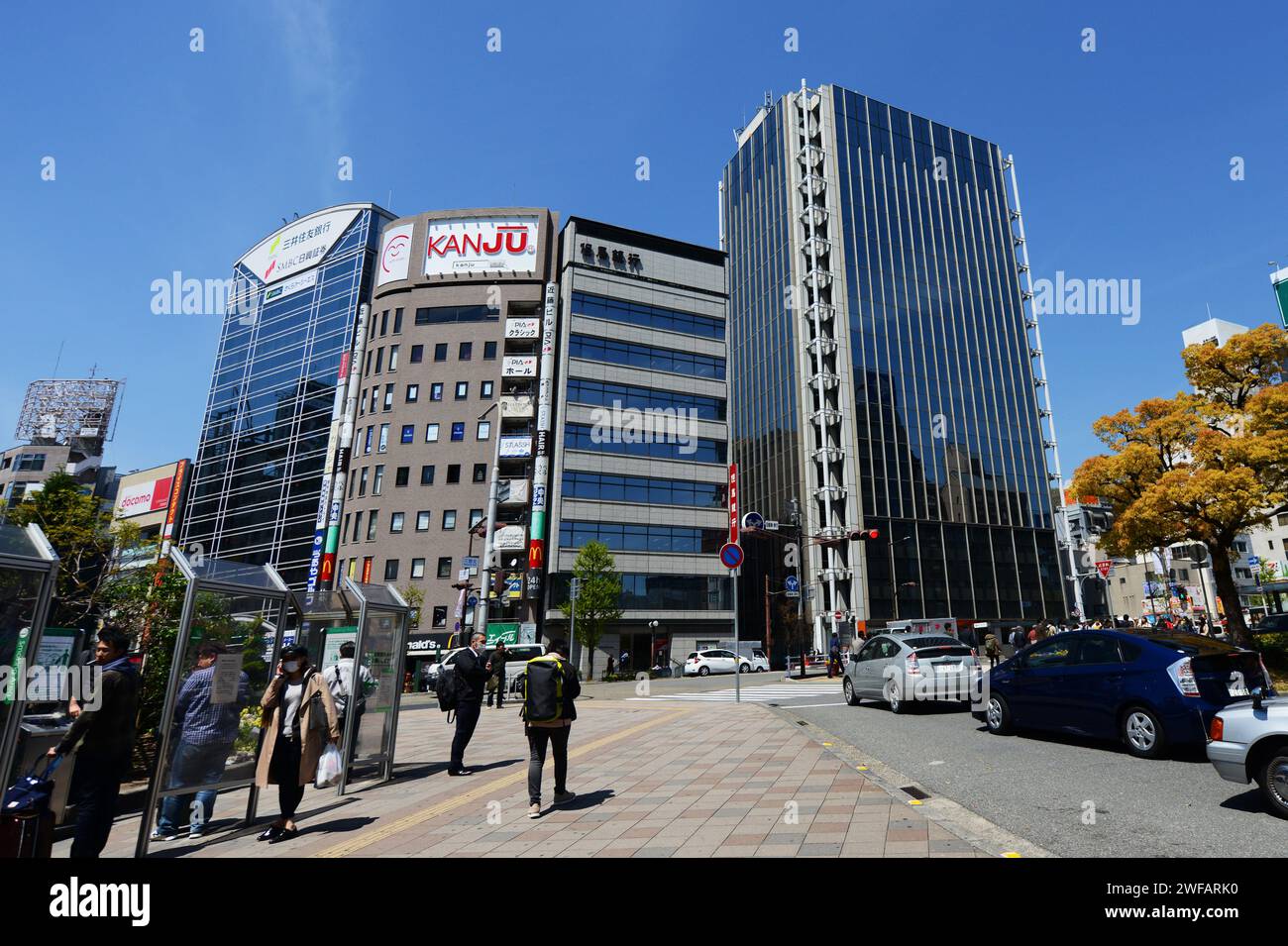 Walking in downtown Kobe, Japan Stock Photo - Alamy