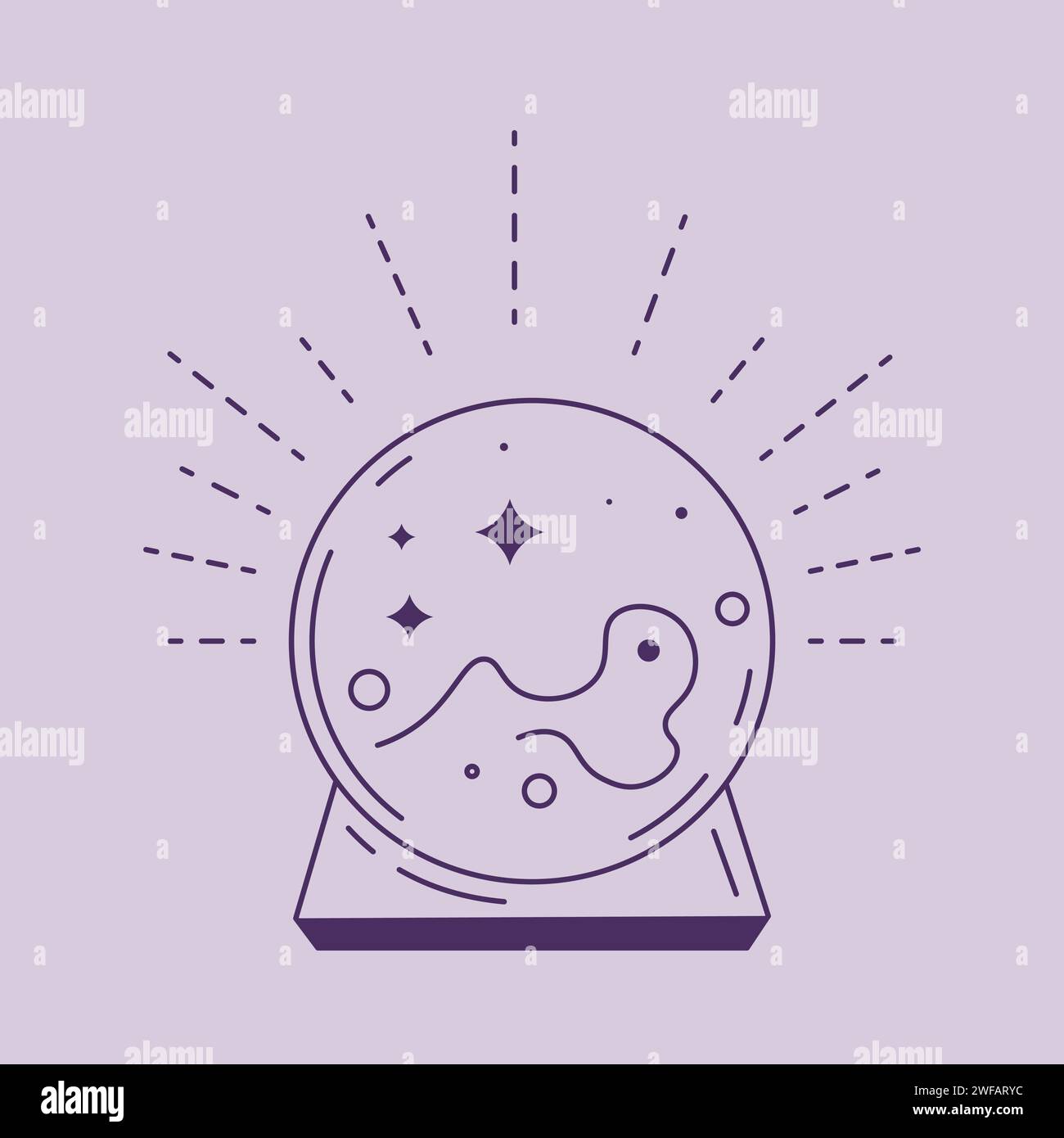 Quartz sphere Stock Vector Images - Alamy