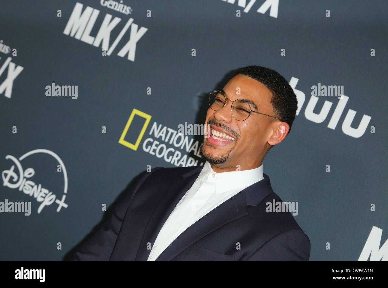 Aaron Pierre arrives at The red carpet for National Geographic's ...