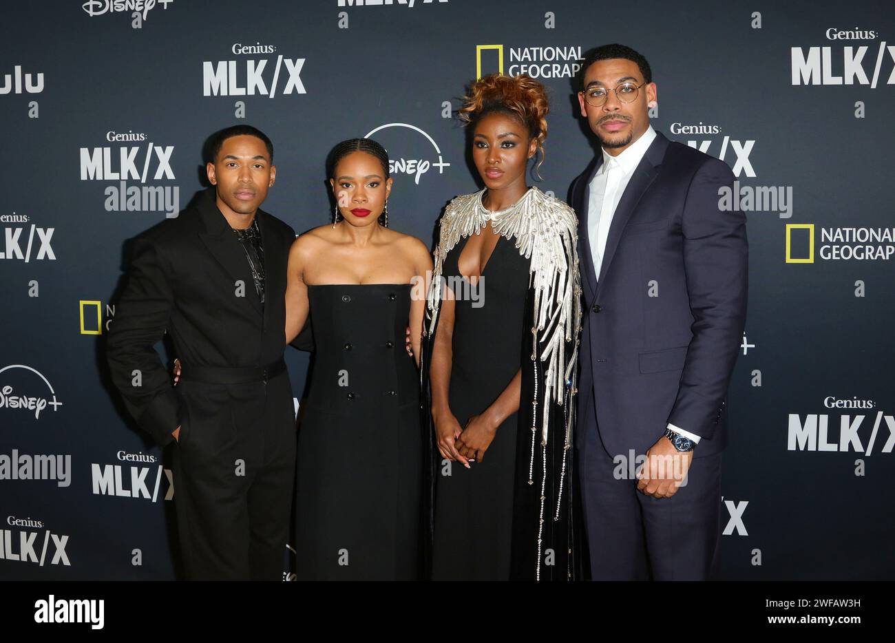 Beverly Hills, USA. 29th Jan, 2024. Kalvin Harrison Jr, Weruche Opia ...