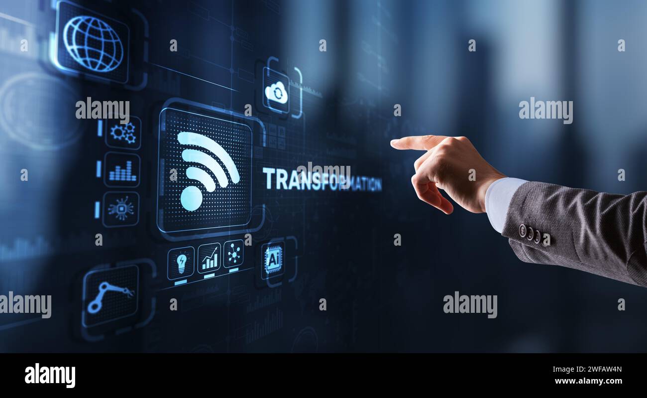 Business Digital Transformation. Future and Innovation Internet and ...