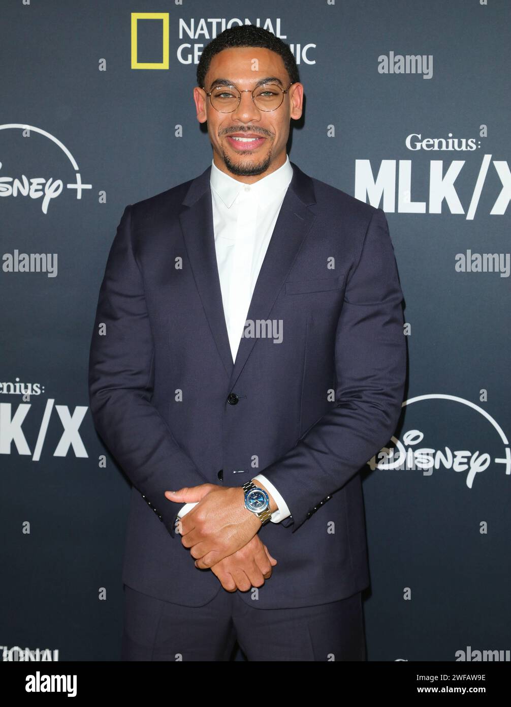 Aaron Pierre arrives at The red carpet for National Geographic's ...