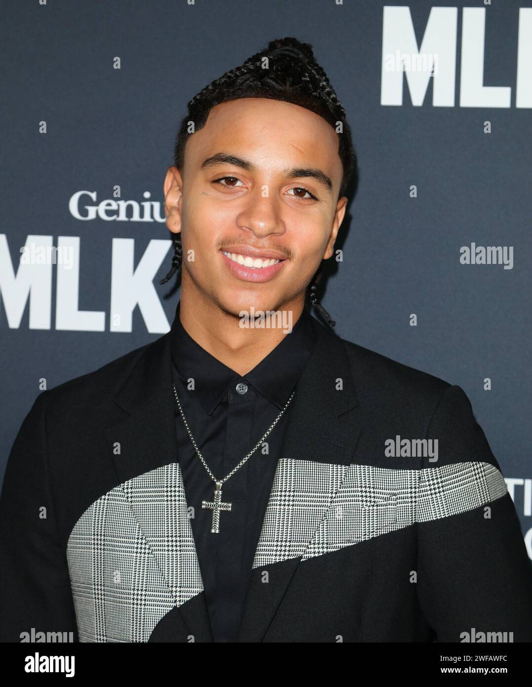 Beverly Hills, USA. 29th Jan, 2024. Joshua Caleb Johnson arrives at The ...
