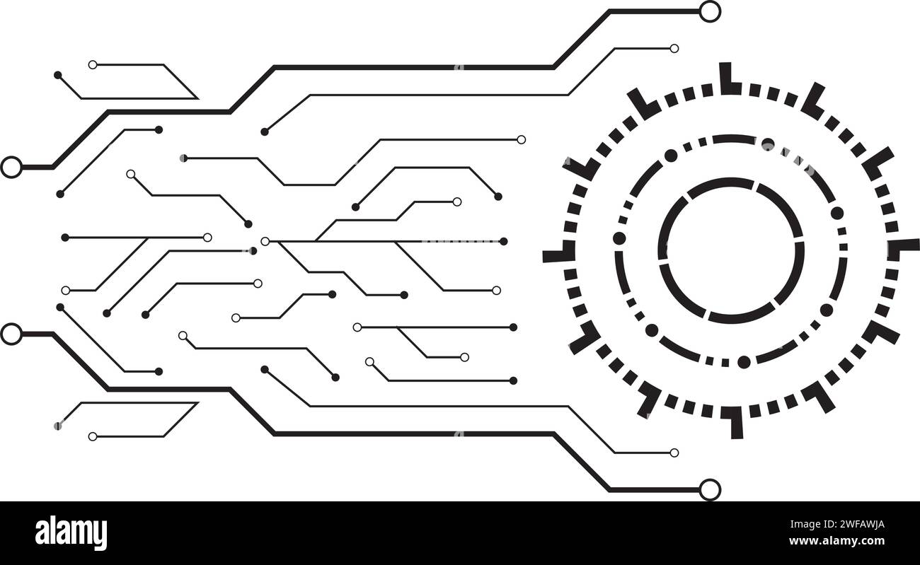 Circuit illustration design vector Stock Vector Image & Art - Alamy