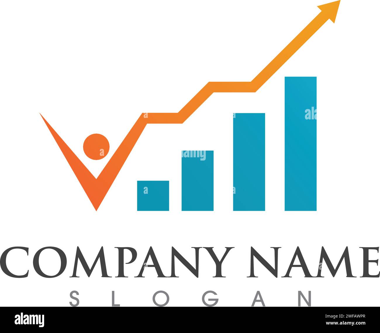 Business people finance chart Stock Vector Images - Alamy