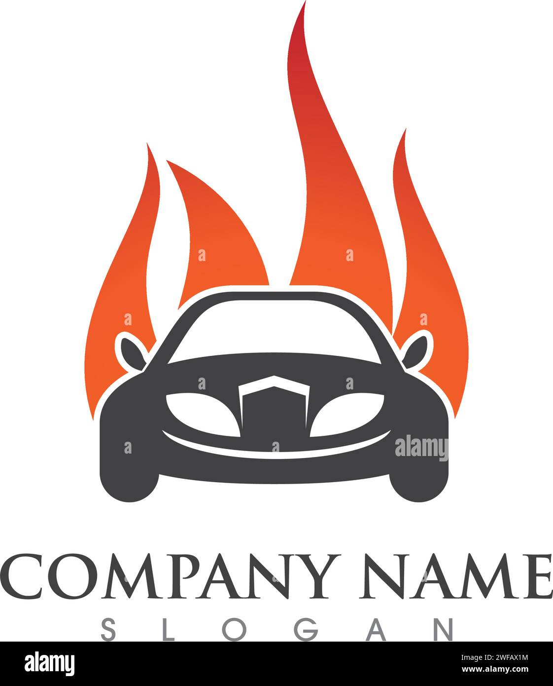 Auto car Logo Template Stock Vector Image & Art - Alamy