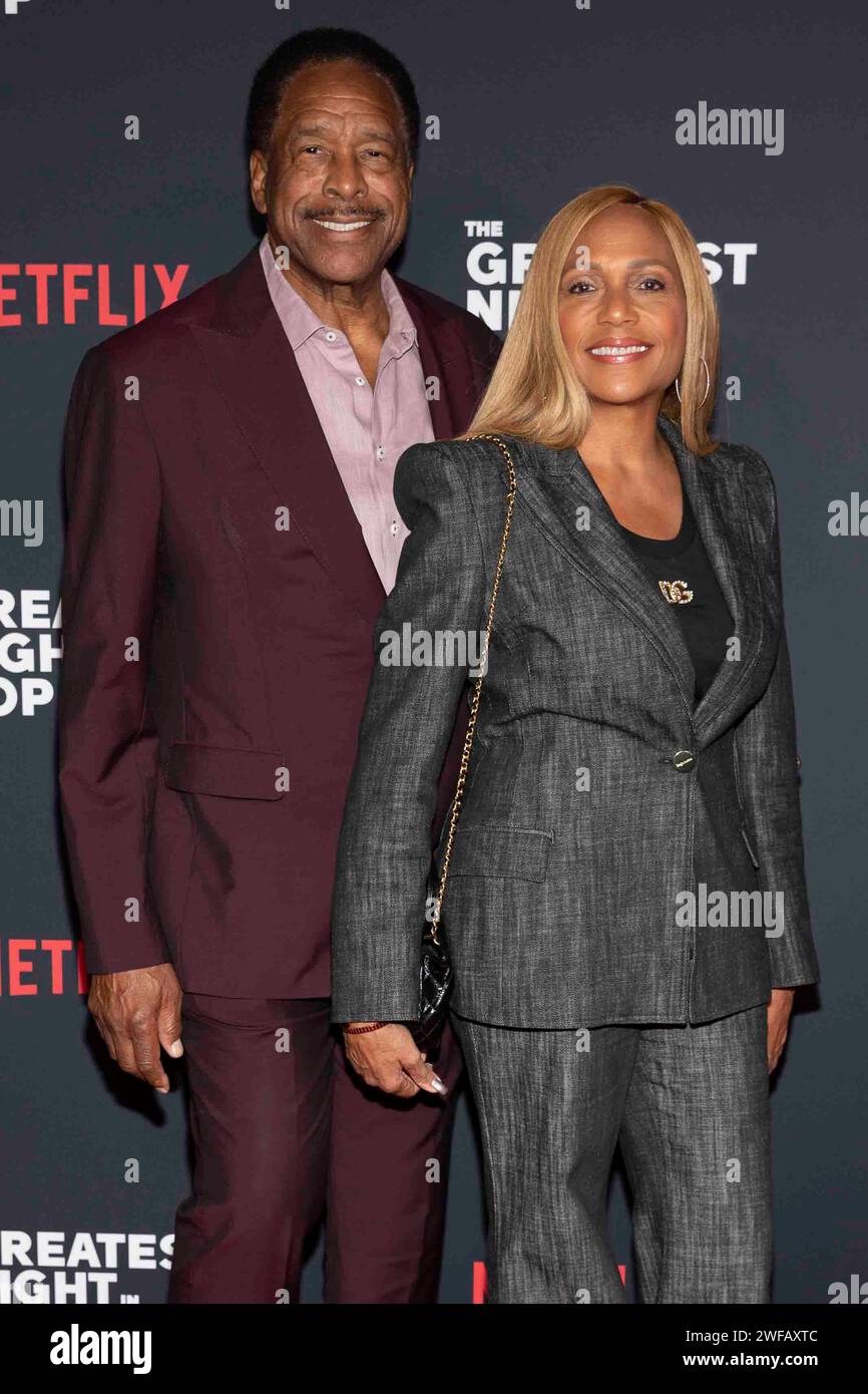 Los Angeles, USA. 29th Jan, 2024. Dave and Tonya Winfield attend the ...