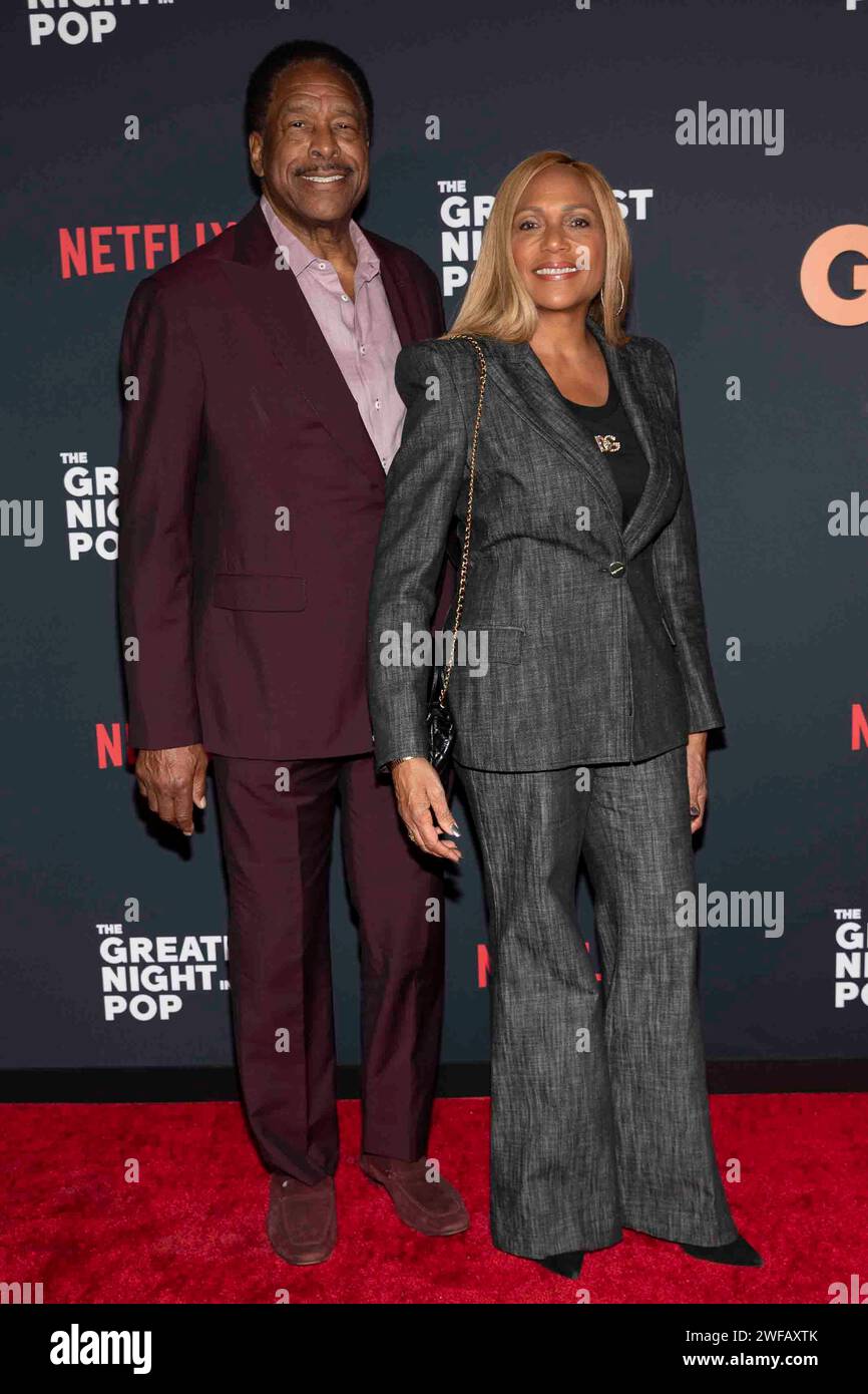 Los Angeles, USA. 29th Jan, 2024. Dave and Tonya Winfield attend the ...