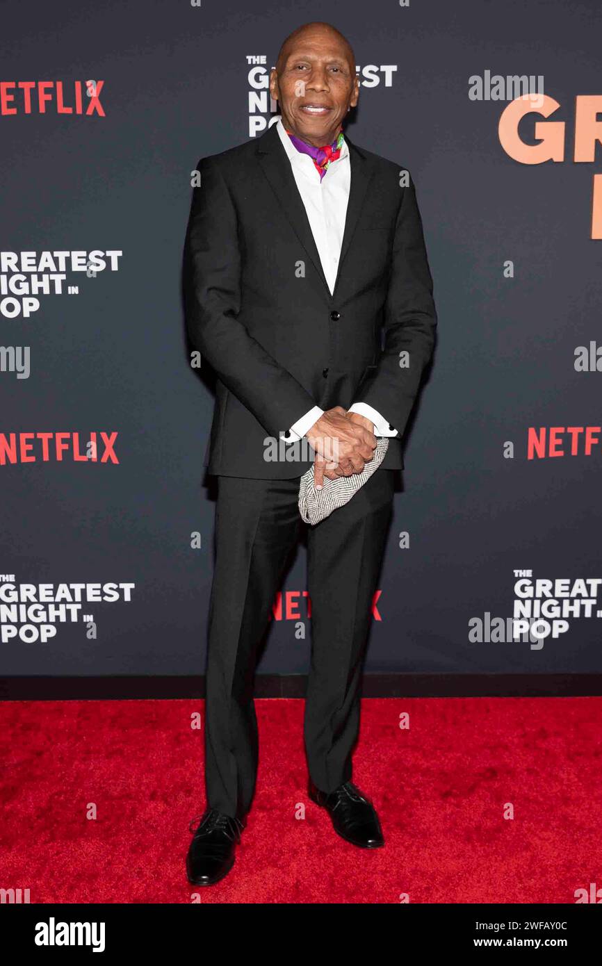 Steven Ivory attends the arrivals of the premiere of Netflix’s THE ...
