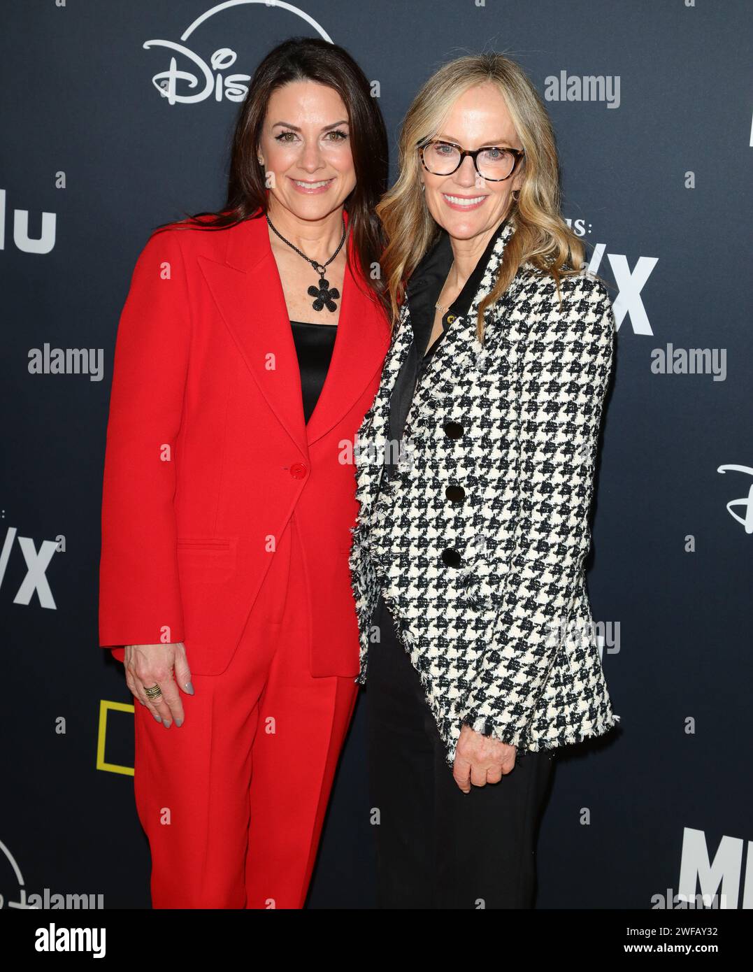 Beverly Hills, USA. 29th Jan, 2024. Courtney Monroe, Karey Burke ...