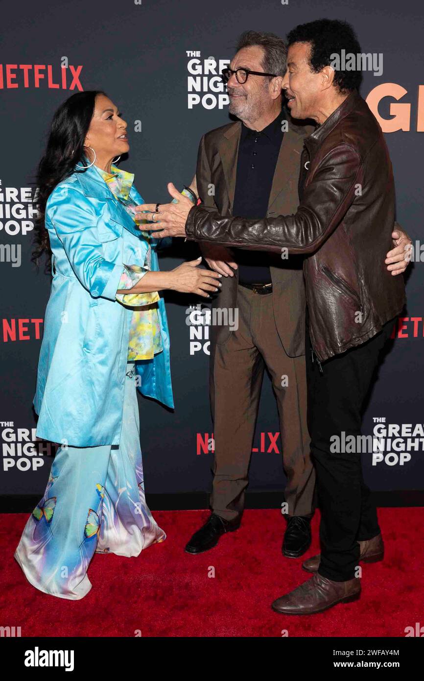 Sheila E., Huey Lewis and Lionel Richie attend the arrivals of the ...