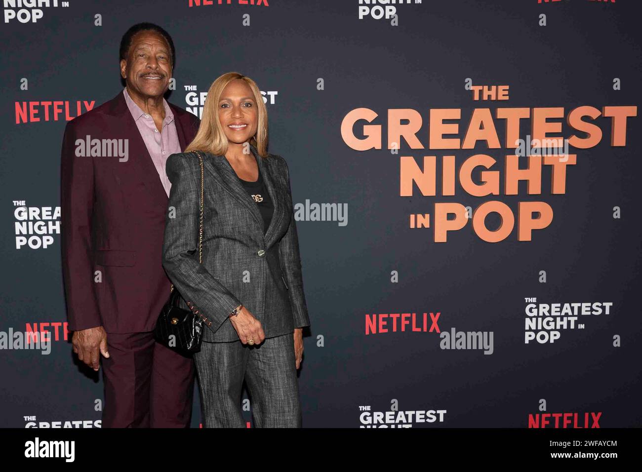 Los Angeles, USA. 29th Jan, 2024. Dave and Tonya Winfield attend the ...