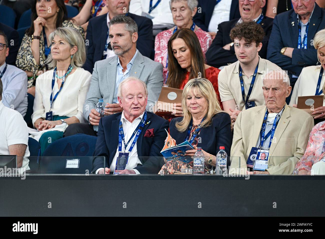 Melbourne, Australie. 28th Jan, 2024. Australian former tennis player ...