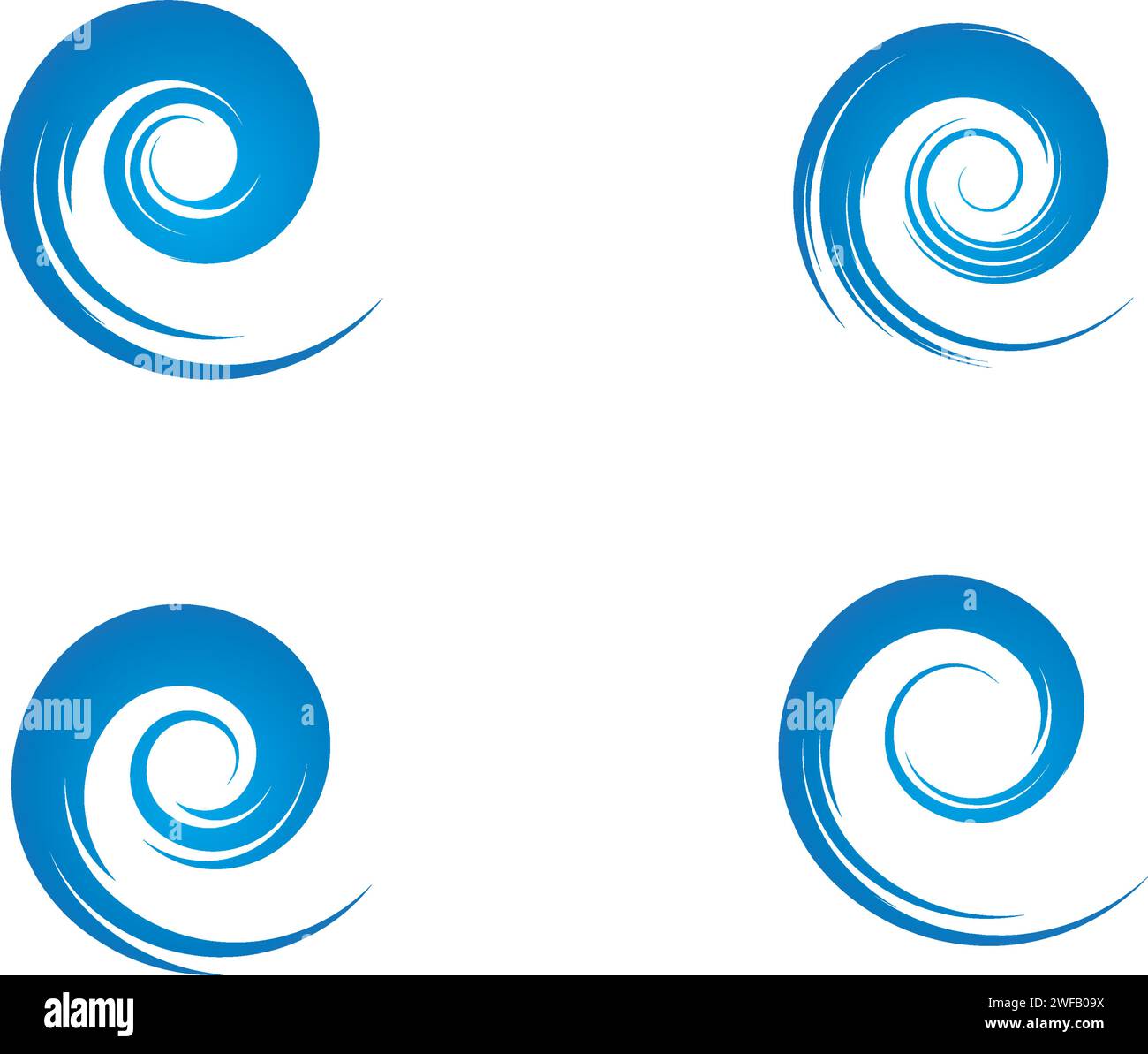 Water Wave symbol and icon Logo Template vector Stock Vector Image ...