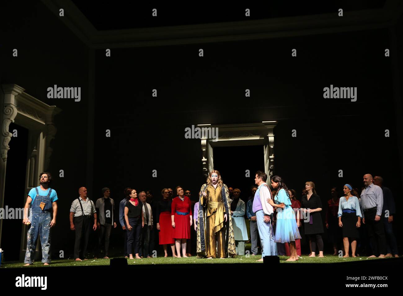 Sydney, Australia. 30th January 2024. Final dress rehearsal of Opera ...