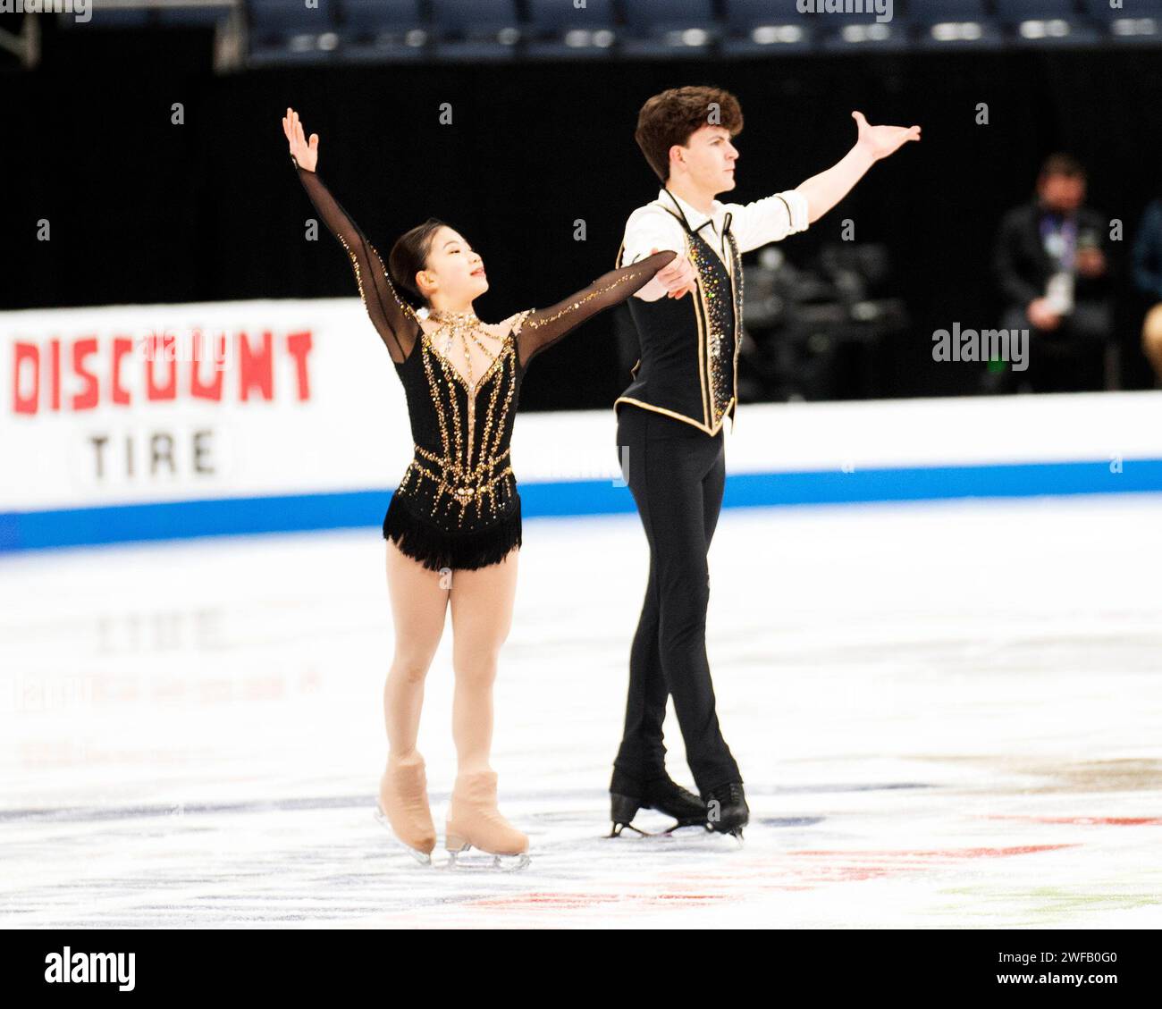 Columbus, Ohio, United States. 23rd January, 2024. Audrey Park and ...