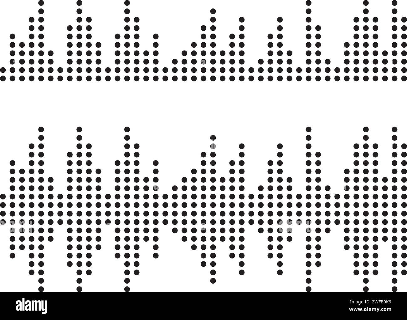 Radio sound wave set hi-res stock photography and images - Alamy