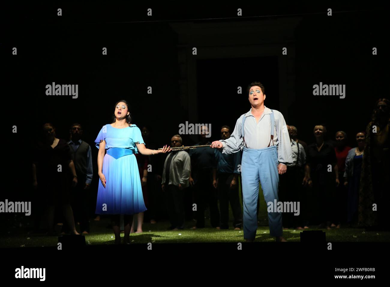 Sydney, Australia. 30th January 2024. Final dress rehearsal of Opera ...