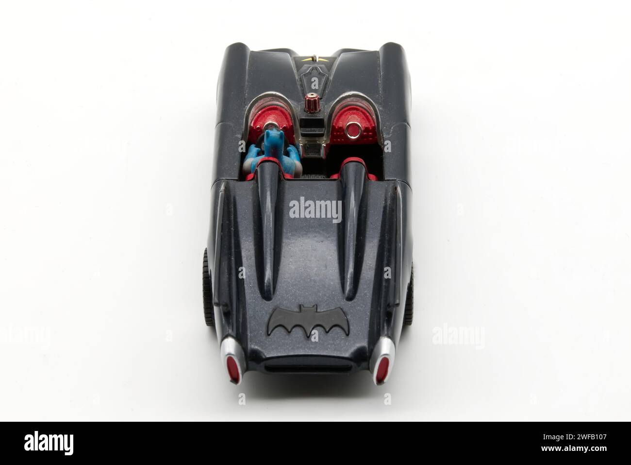 Batmobile die-cast by Corgi. Batmobile replica in 1:24 scale Stock ...