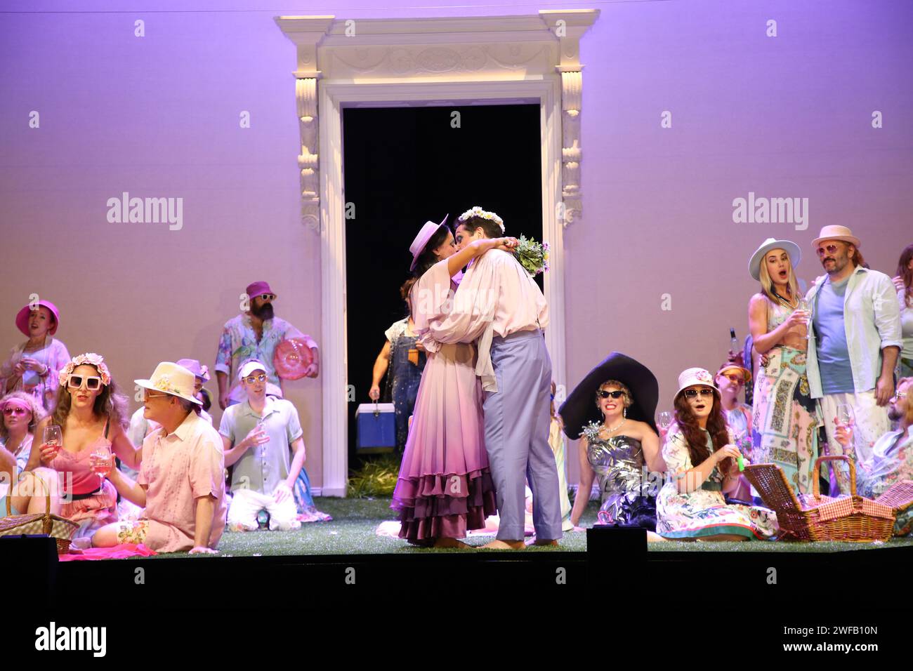 Sydney, Australia. 30th January 2024. Final dress rehearsal of Opera ...