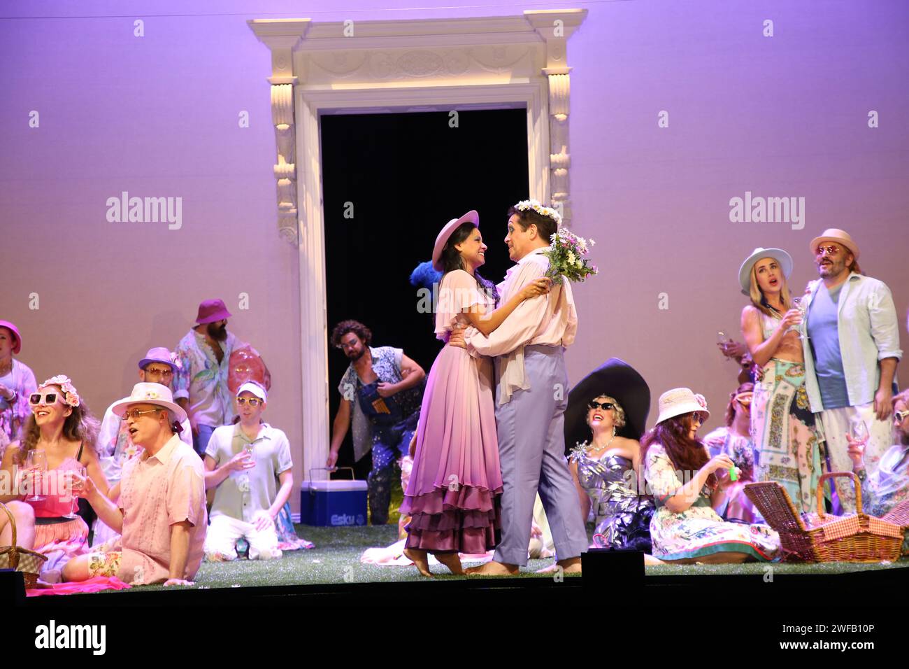 Sydney, Australia. 30th January 2024. Final dress rehearsal of Opera ...