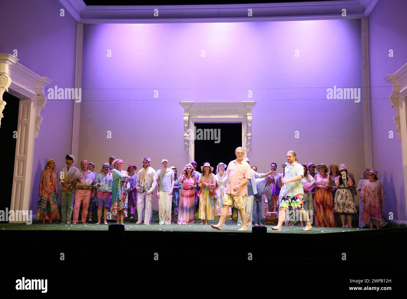 Sydney, Australia. 30th January 2024. Final dress rehearsal of Opera ...