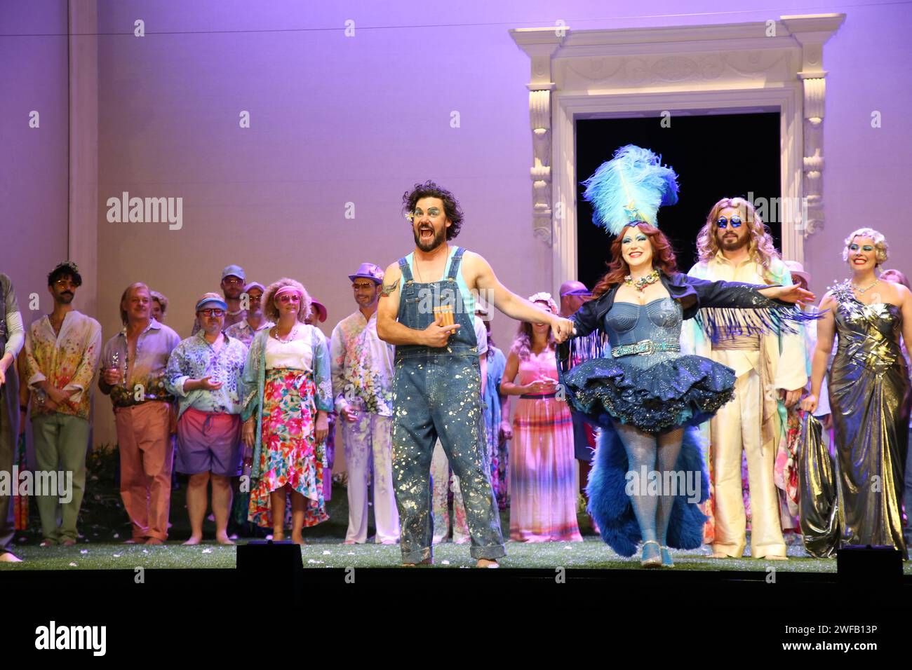 Sydney, Australia. 30th January 2024. Final dress rehearsal of Opera ...