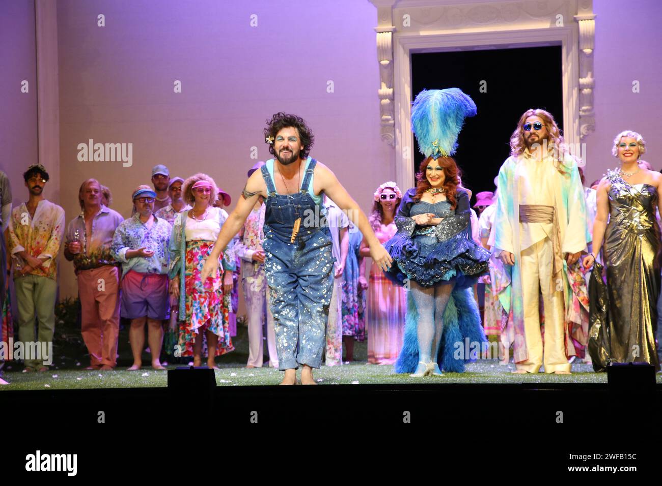 Sydney, Australia. 30th January 2024. Final dress rehearsal of Opera ...