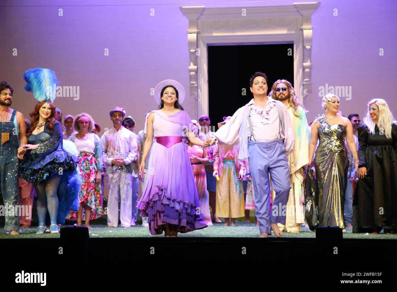 Sydney, Australia. 30th January 2024. Final dress rehearsal of Opera ...