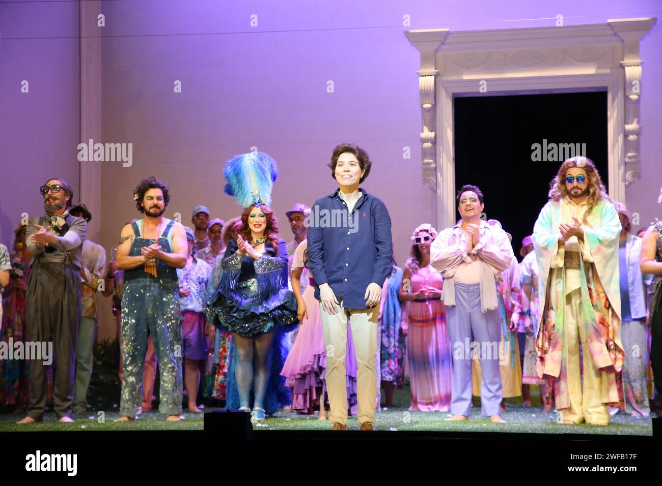 Sydney, Australia. 30th January 2024. Final dress rehearsal of Opera ...
