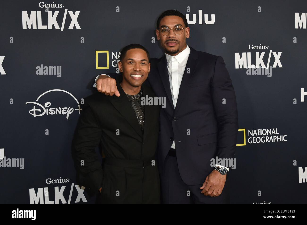 Kelvin Harrison Jr., left, and Aaron Pierre arrive at the premiere of ...