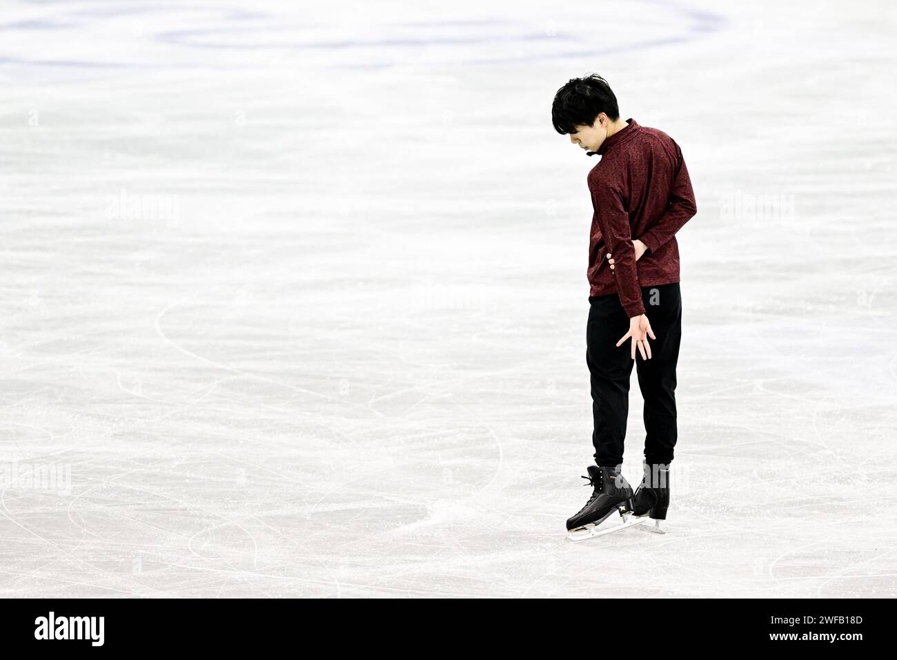 Shanghai, China. 30th January, 2024. Shun SATO (JPN), during Men ...