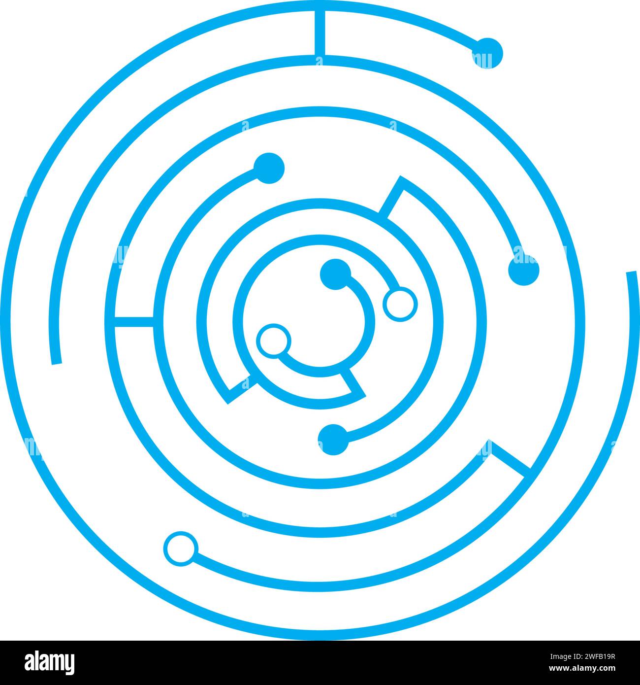 Circuit illustration vector design Stock Vector Image & Art - Alamy