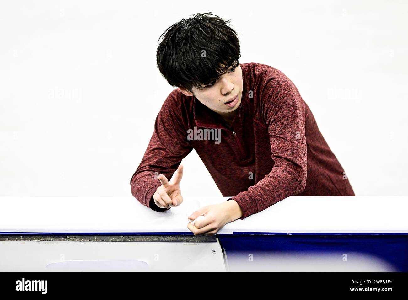 Shanghai, China. 30th January, 2024. Shun SATO (JPN), during Men ...