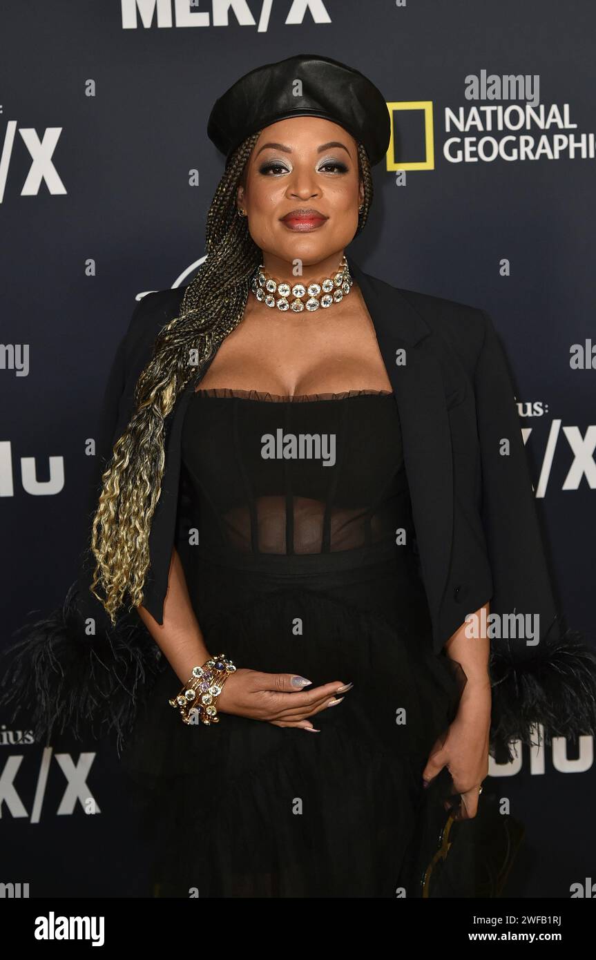 Crystle Roberson-Dorsey arrives at the premiere of "Genius: MLK/X" on ...