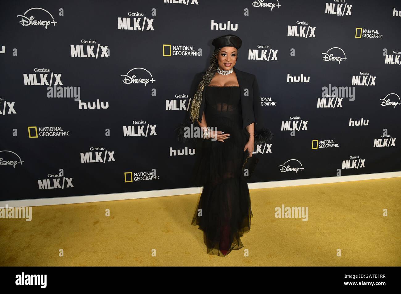 Crystle Roberson-Dorsey arrives at the premiere of "Genius: MLK/X" on ...
