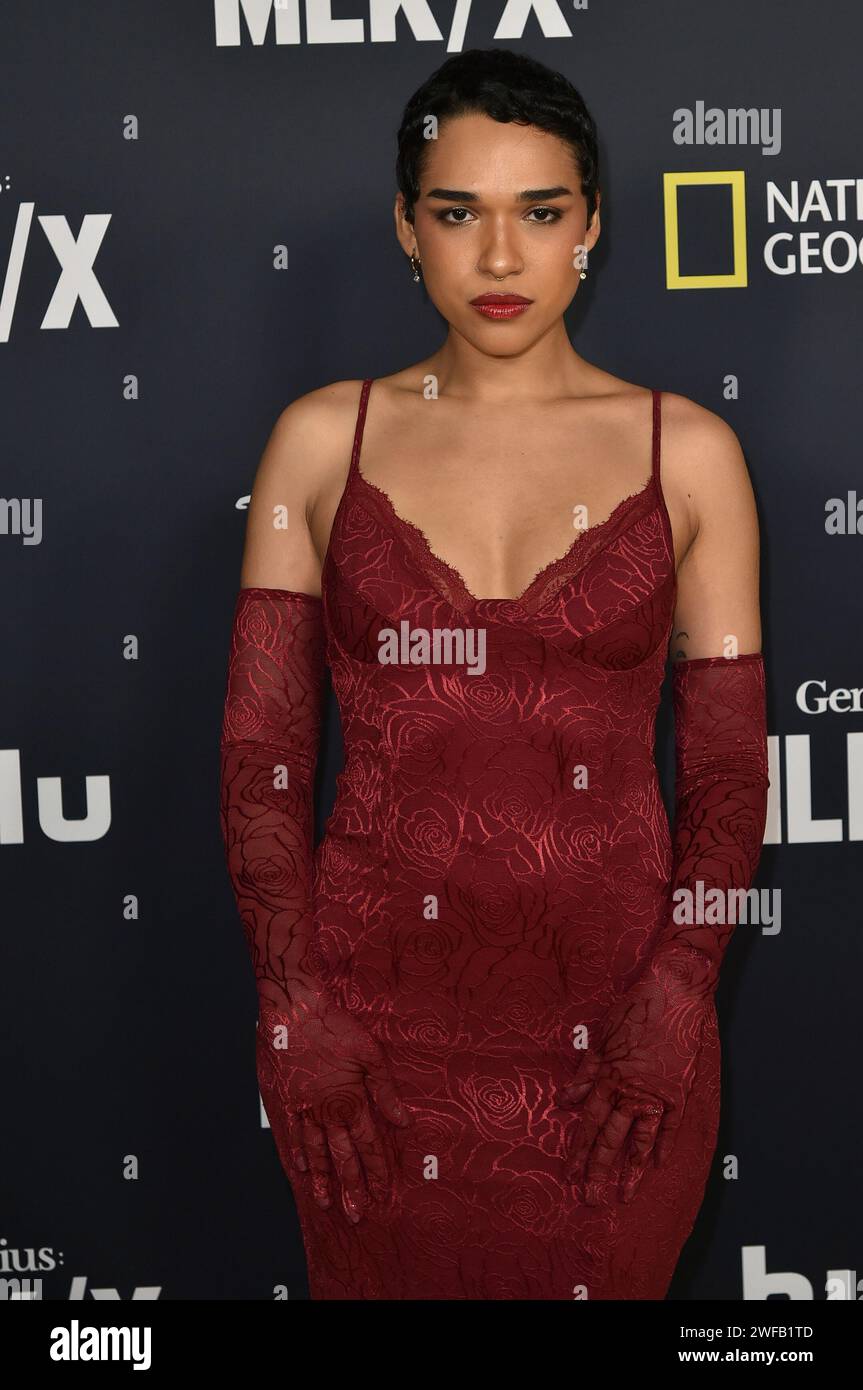 Amanda Castrillo arrives at the premiere of "Genius: MLK/X" on Monday ...