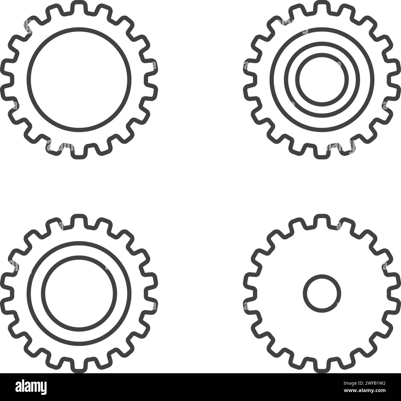 Gear Logo Template vector icon illustration design Stock Vector Image ...