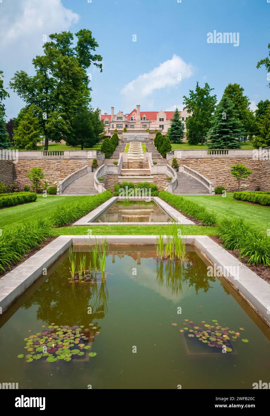 The Sunken Gardens Of Mount Assisi Stock Photo - Alamy