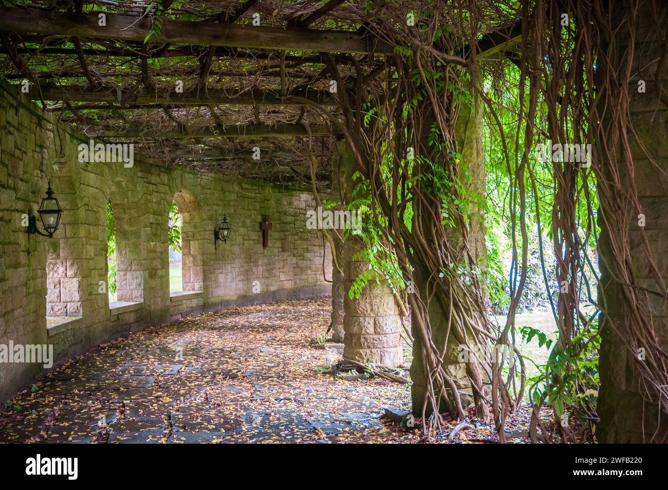 The Sunken Gardens Of Mount Assisi Stock Photo - Alamy