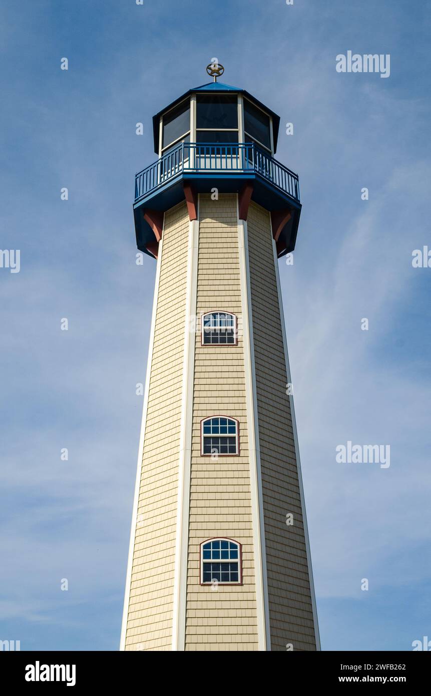 The Sherman Memorial Lighthouse, located at 5 Lighthouse Island ...