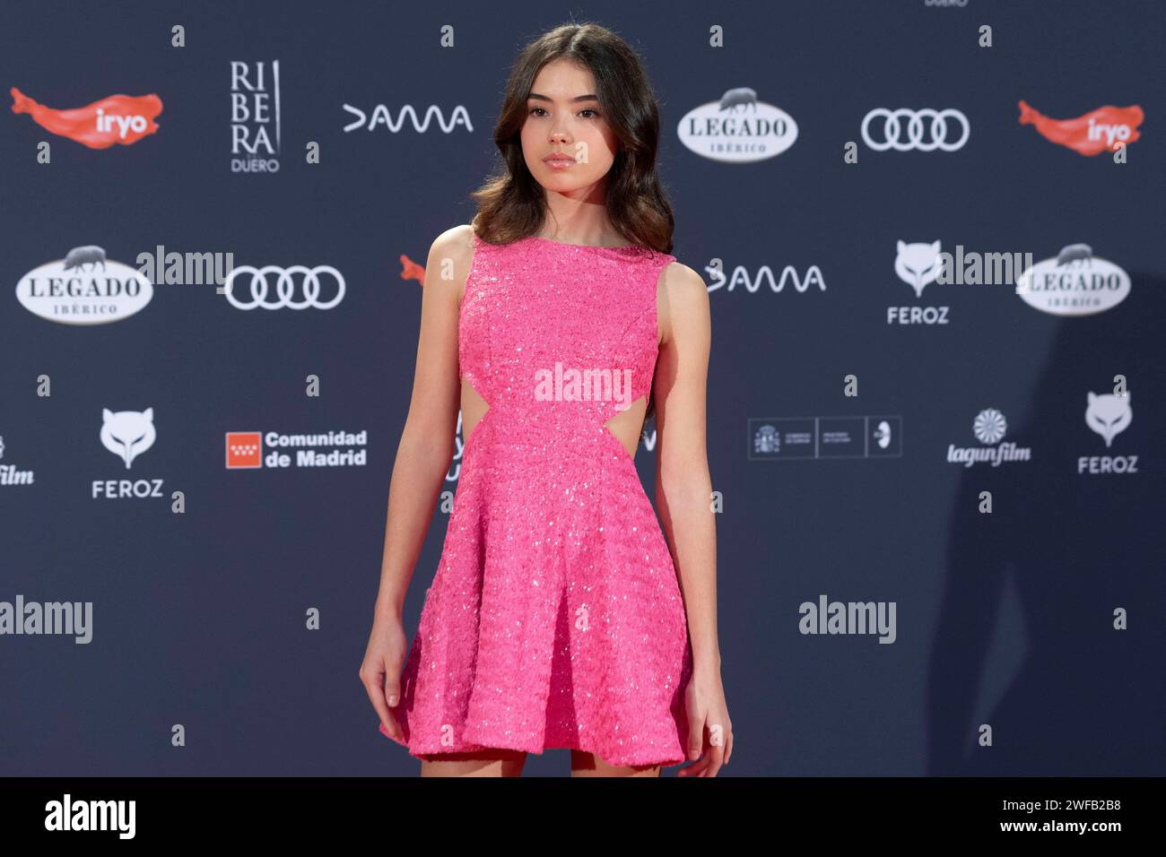 Madrid, Spain. 26th Jan, 2024. Venecia Franco attends the red carpet of ...